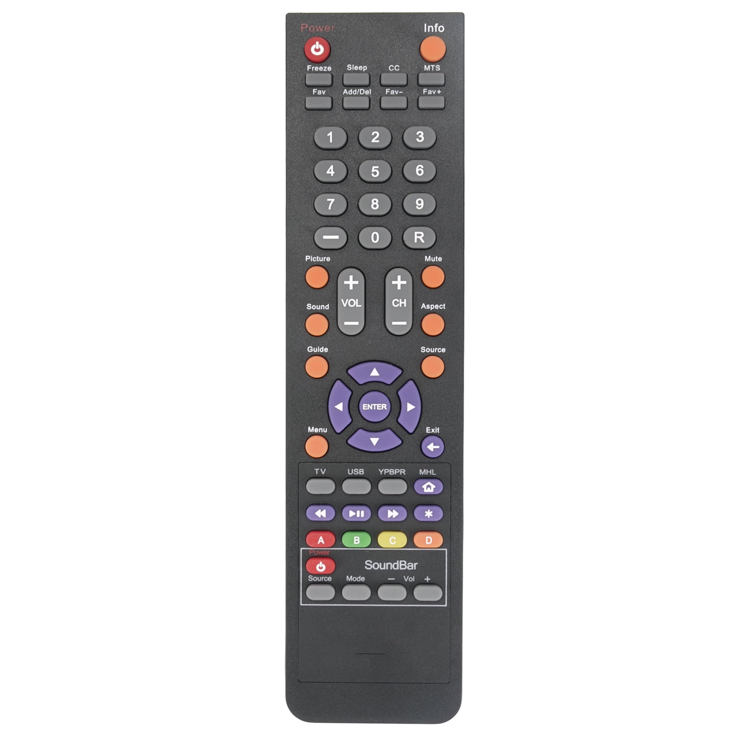 New 142022370010C Remote Control fit for Sceptre TV X405BV-FMDU X405BV ...