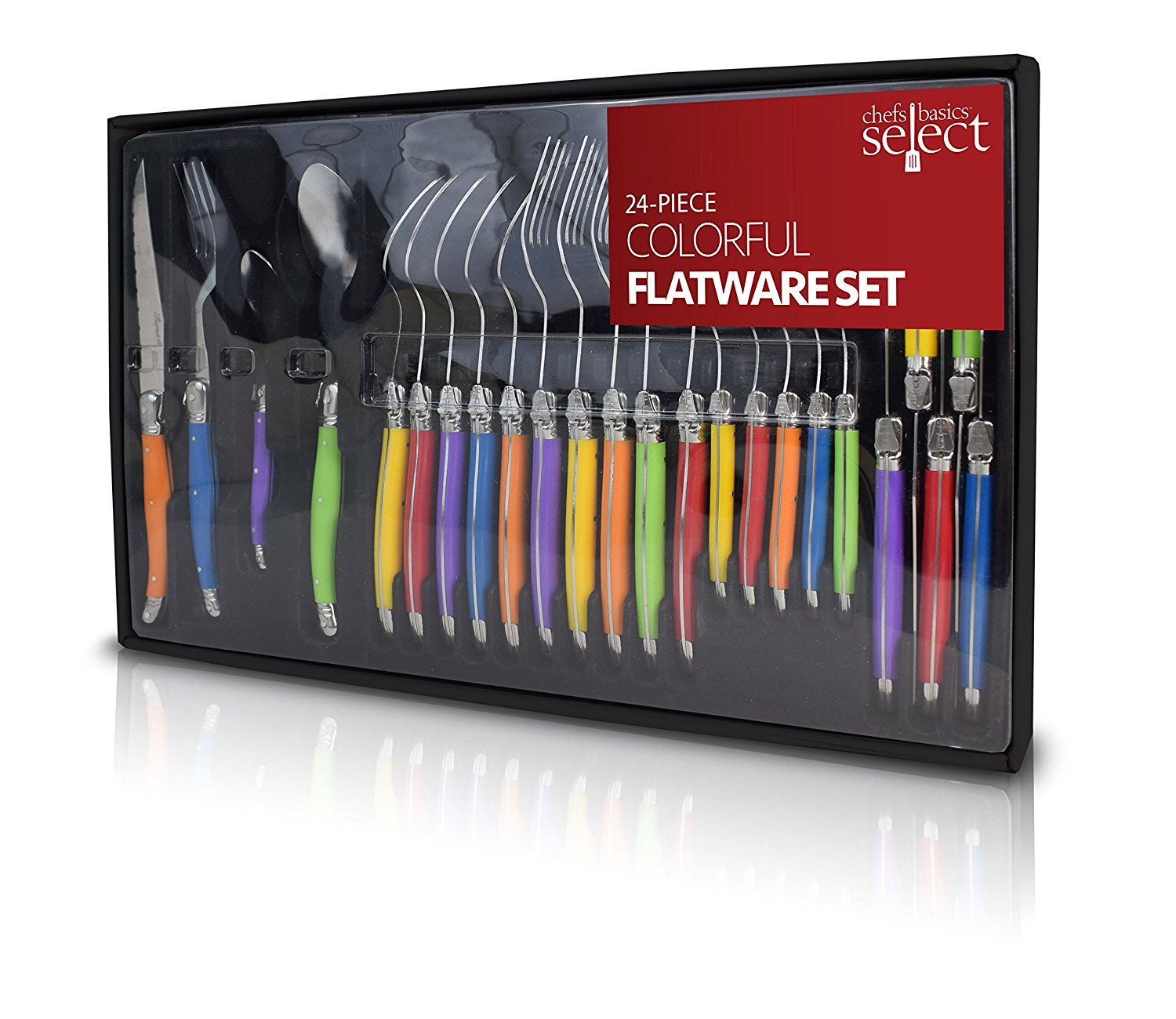 Style Asia Chefs Basics 24 Piece Stainless Steel Flatware Set - Walmart.com