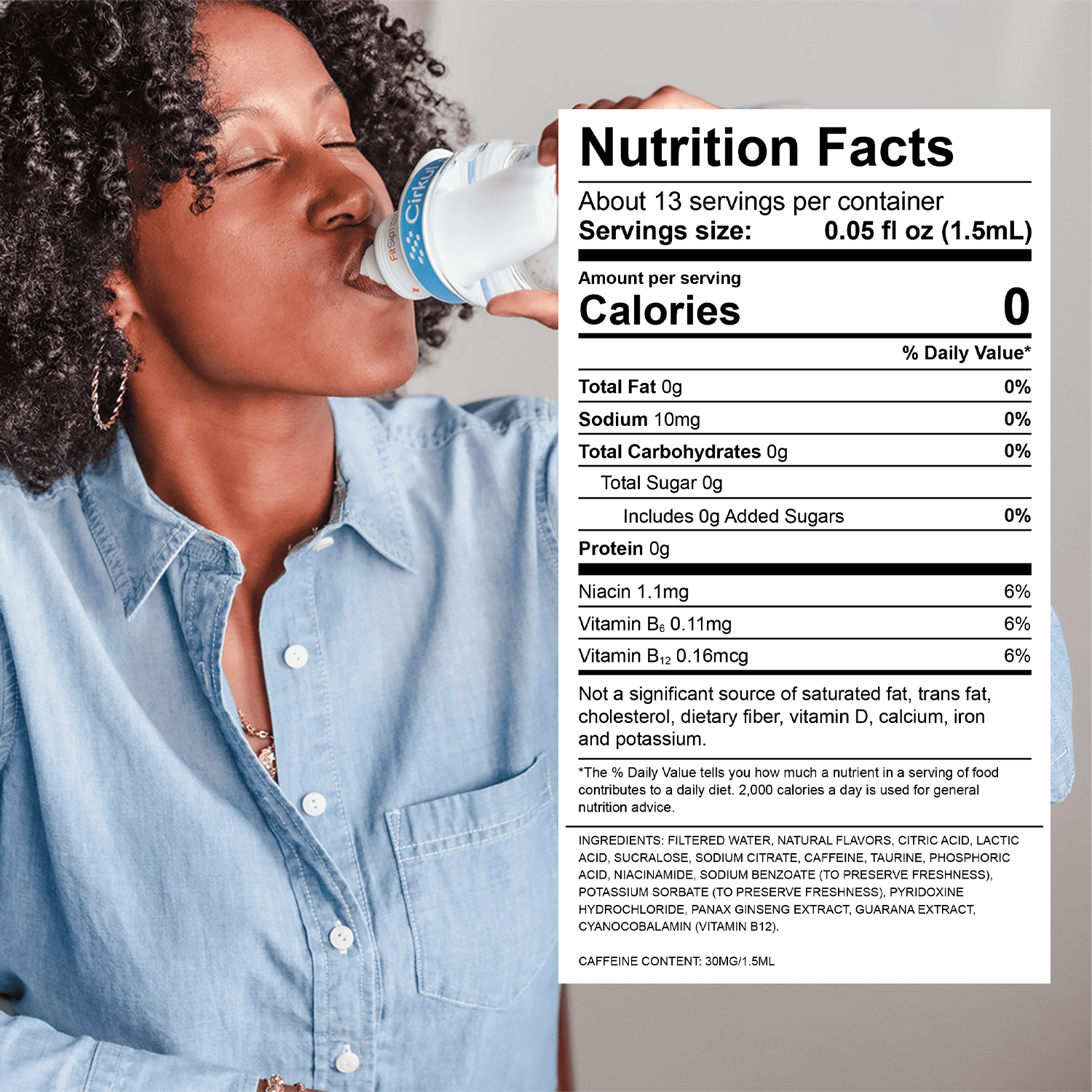 Cirkul GoSip Blue Raspberry Flavor Cartridge 4-Pack, Zero Sugar, Energy ...