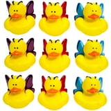 Butterfly Green, Blue, Red & Purple Novelty Rubber Ducks (12 Pack ...