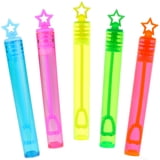 40-Piece Glow Pack Mini Star Bubble Wands for Kids Birthday Party ...