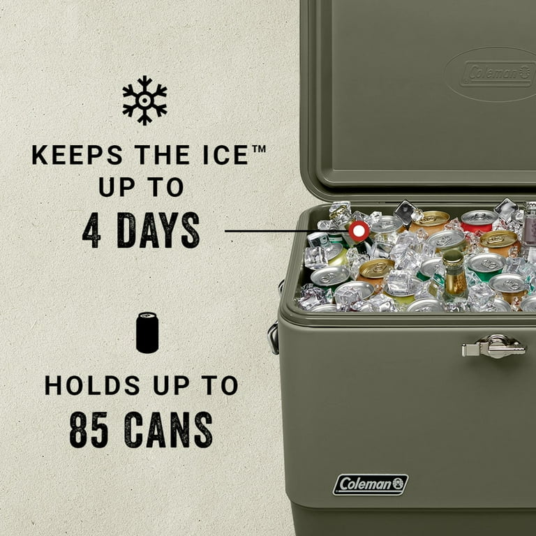 Free Shipping! Large Coleman Reunion Cooler, 54-Qt Ice Chest with