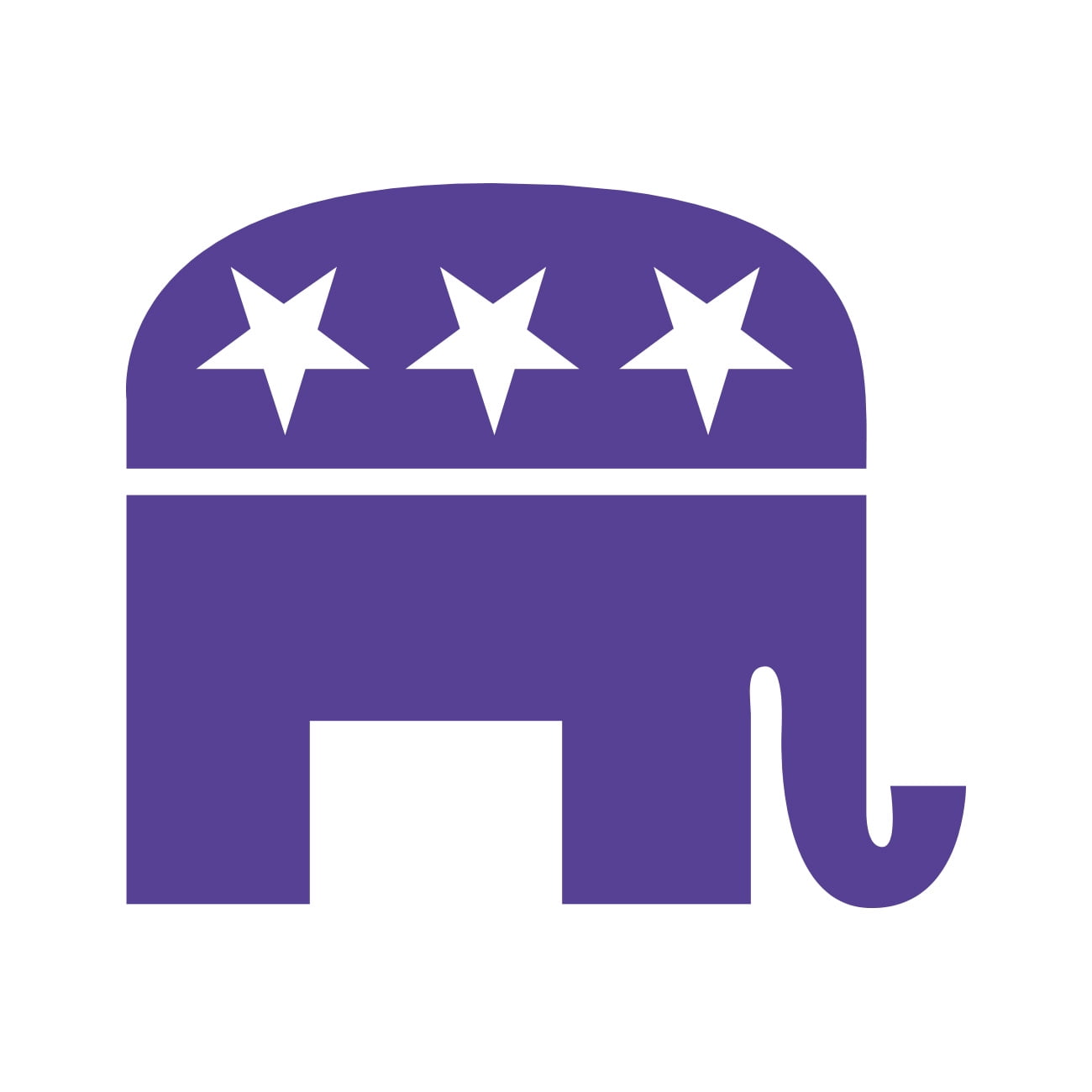Republican Logo Sticker Decal Die Cut - Self Adhesive Vinyl ...