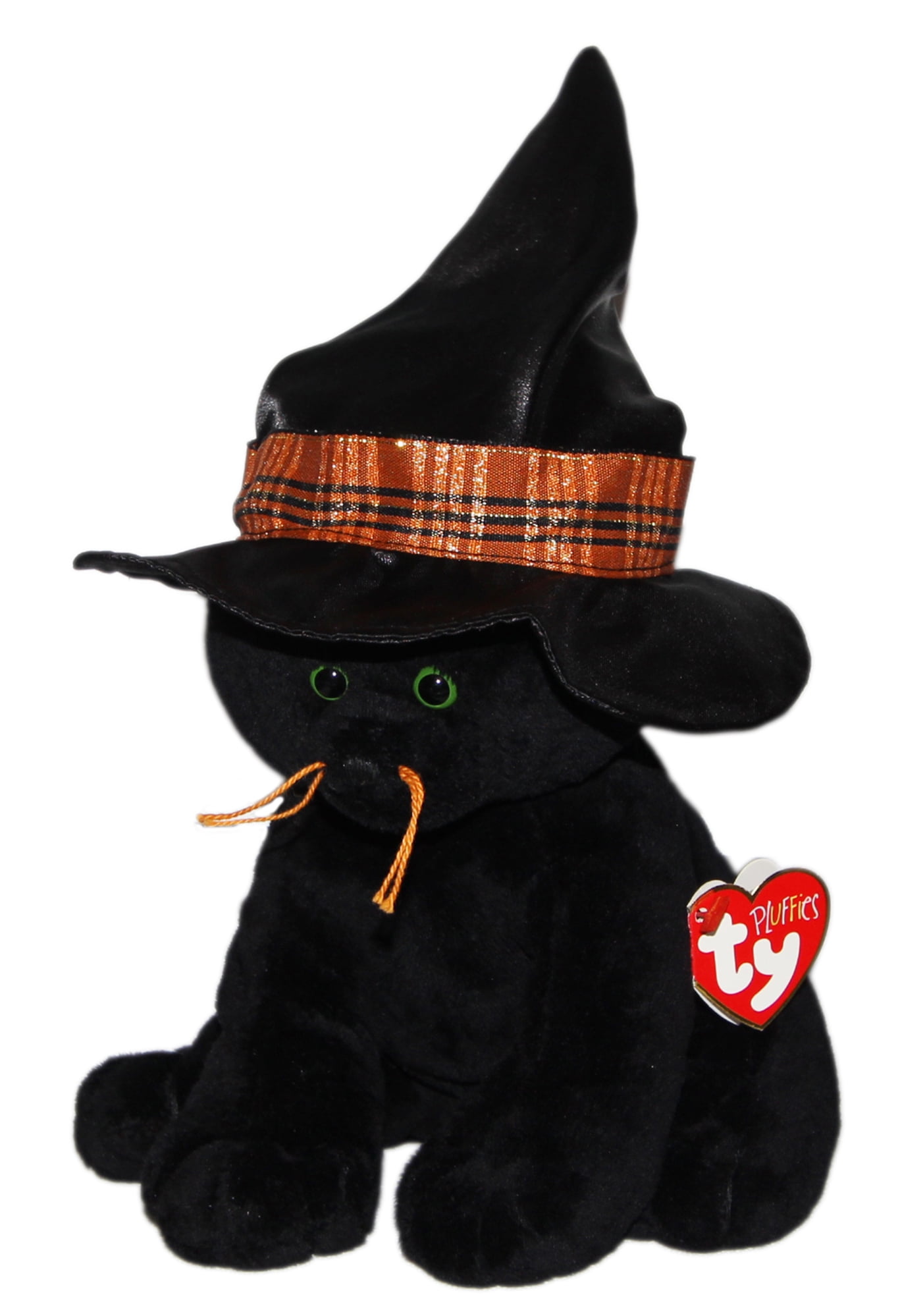 Ty Pluffie: Merlin the Cat | Stuffed Animal | MWMT - Walmart.com