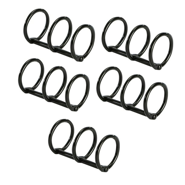 Colaxi 5 Pieces 3 Metal Loose Leaf Binders, 3 Holes Metal Loose Leaf ...