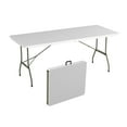 Somerset Home Multipurpose Folding Table, White (6-Foot) - Walmart.com