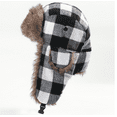 Winter Trapper Hat - Russian Ushanka Trooper Aviator Hats for Men ...