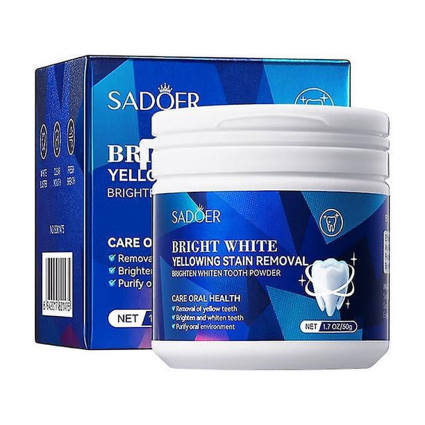 Sadoer Bright White Tooth Powder Deep Cleaning Oral Tooth Powder ...