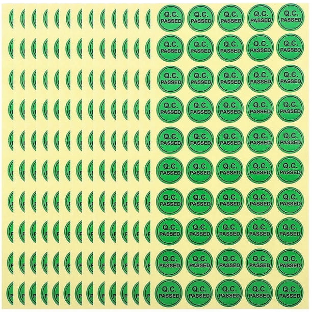 1000pcs QC Passed Adhesive Stickers Coated Paper Weather Resistant ...