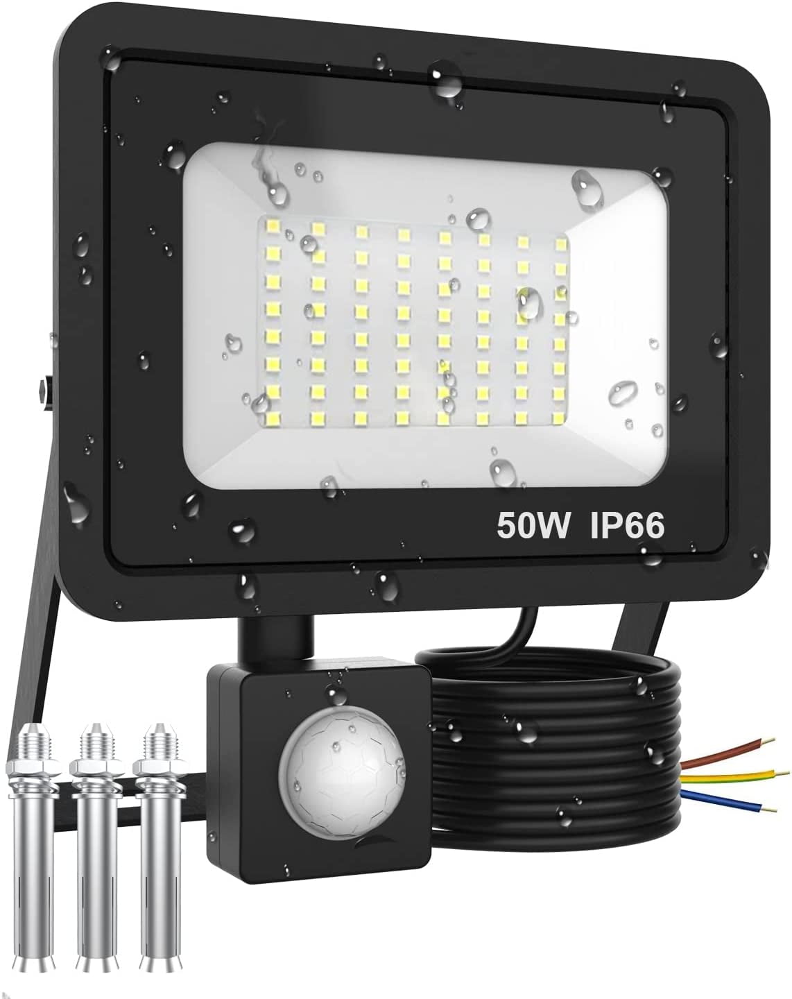 Led Flood Lights Outdoor 50W, Outdoor Security Light High Brightness ...