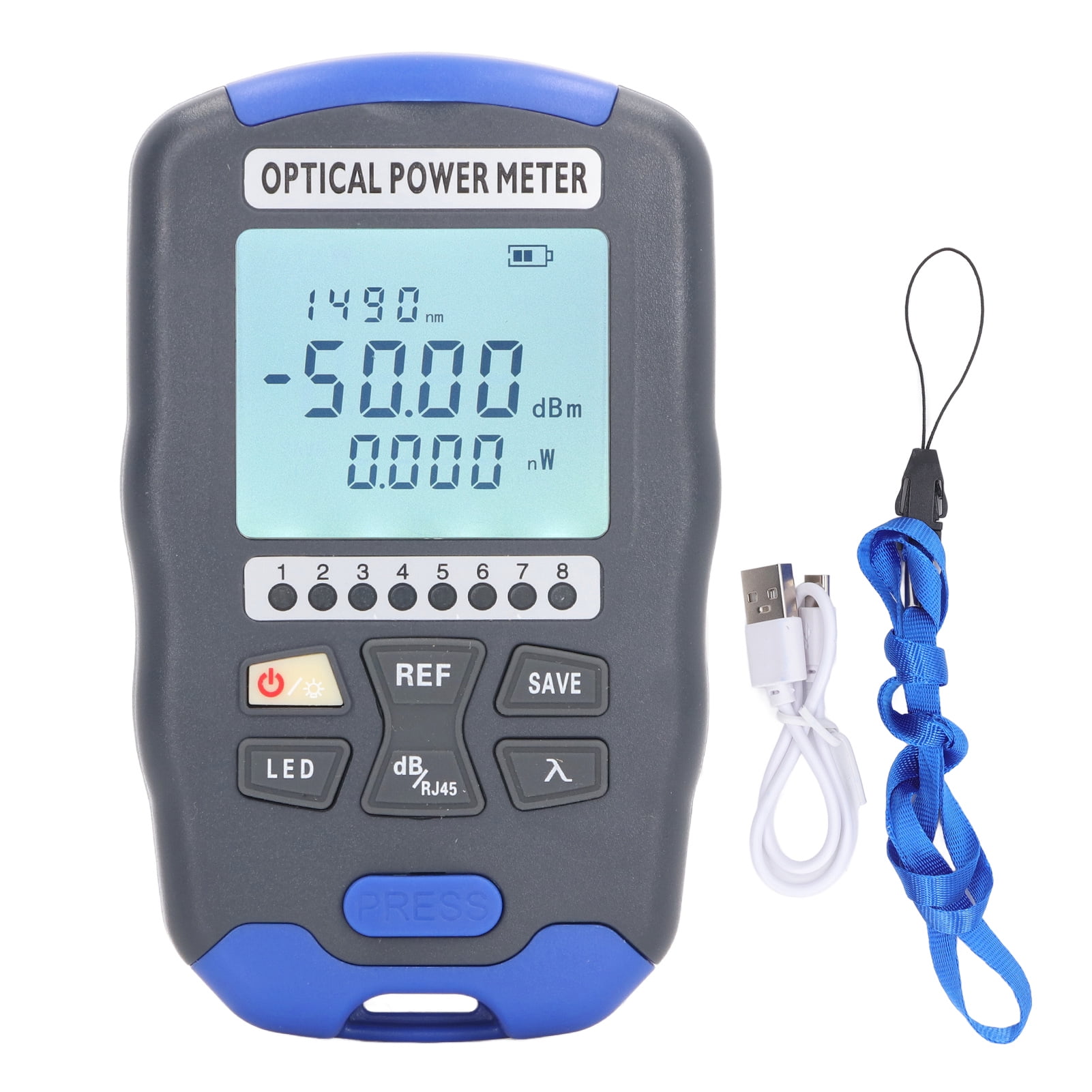 Fiber Optic Power Meter,Mini Optical Fiber Power Fiber Tester Fiber ...