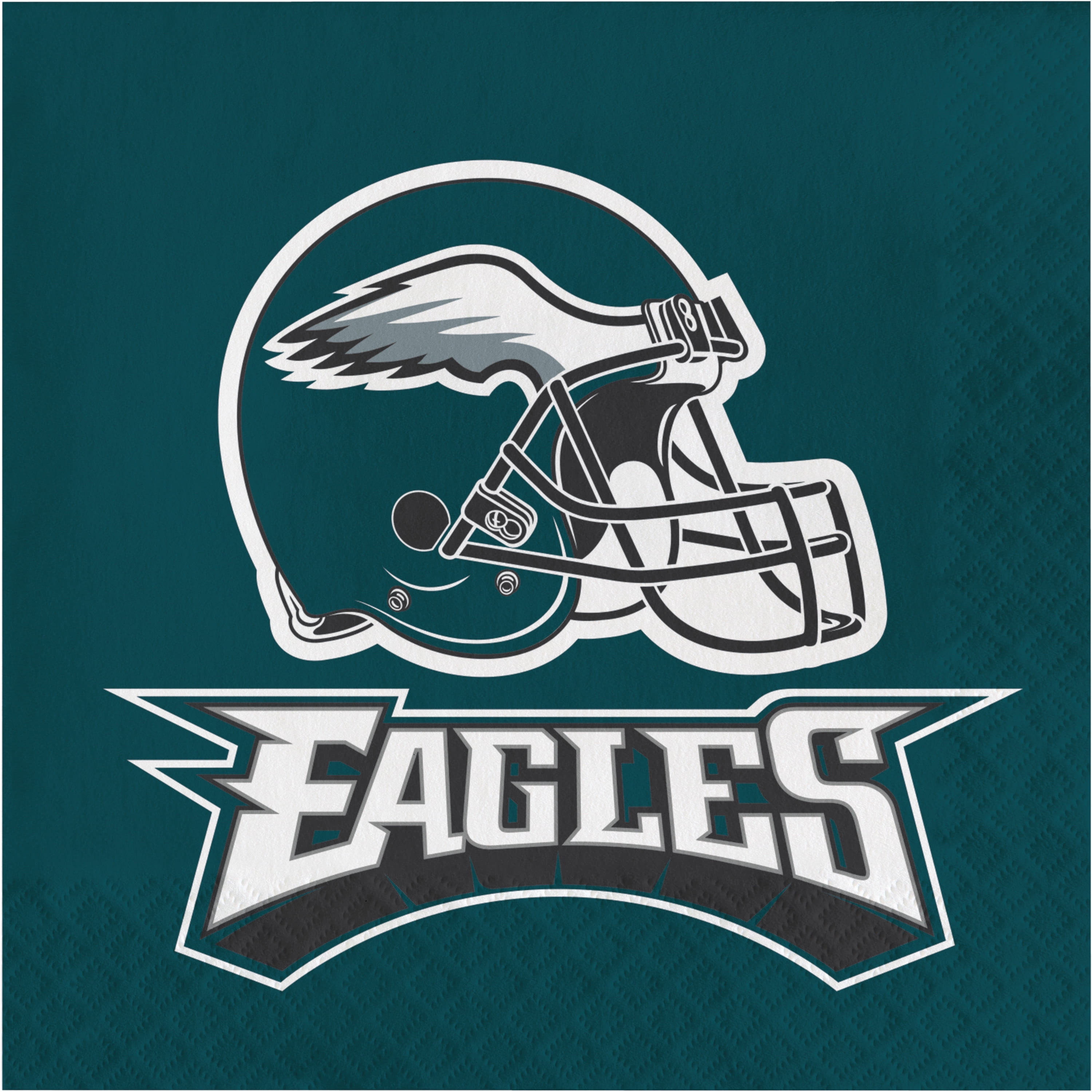 Philadelphia Eagles Paper Napkins 48 Count for 24 Guests - Walmart.com