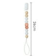 BESTSKY 2 Pcs Pacifier Clip Silicone Baby Boys Girls Pacifier Clip ...