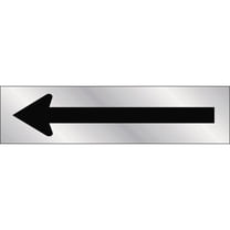 Hy-Ko Arrow Sign - Mylar, Multicolor - 2" x 8" - Walmart.com