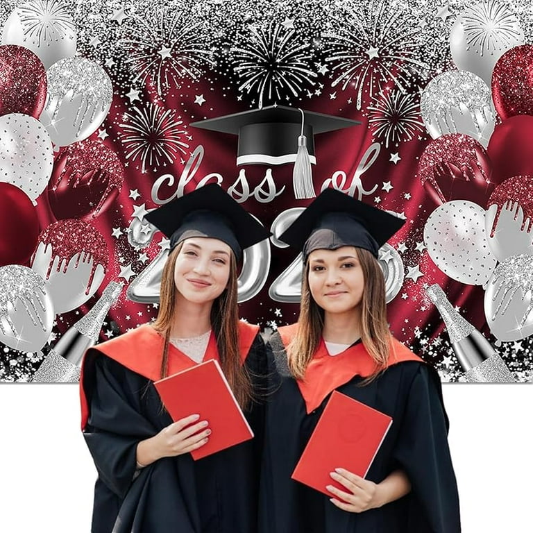 Red And Silver Graduation Favors