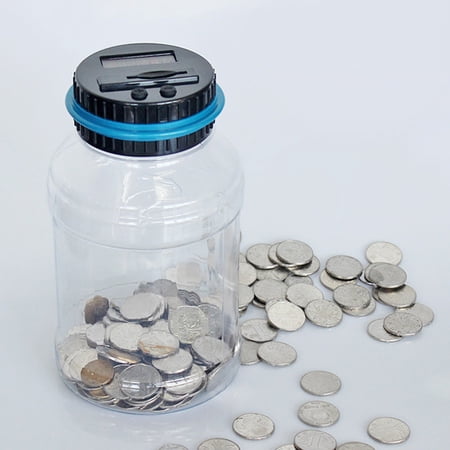 Lutabuo Digital Counting Money Jar with LCD Counter Designed for Dollar ...