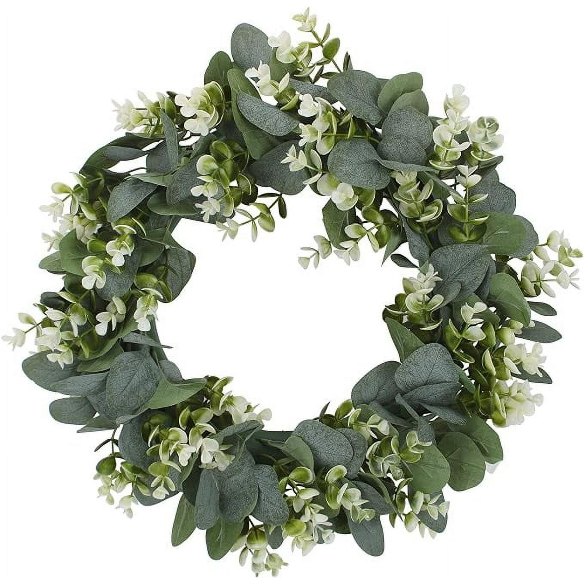 Click here for Generic 15 Inch Artificial Eucalyptus Wreath With... prices