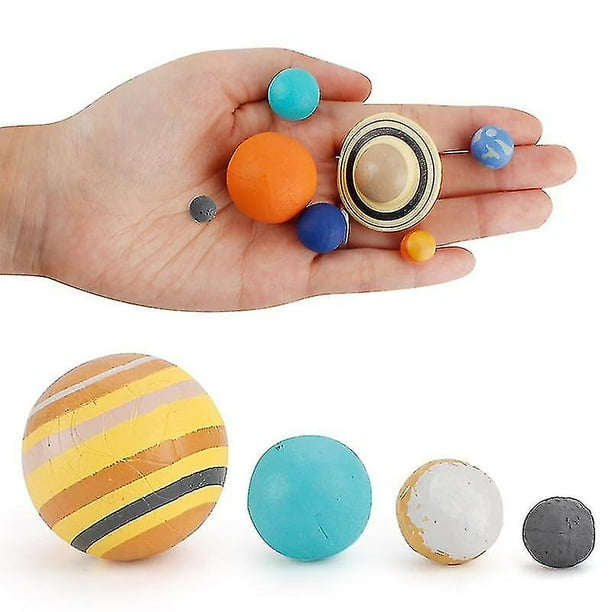 9pcs 3d Solar System Ball Toy Set Milky Way Science Planets Educational ...
