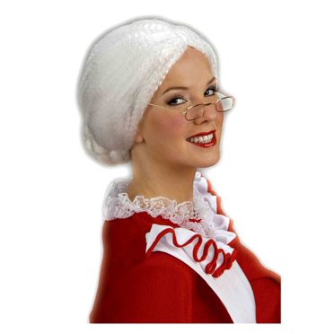 Womens Deluxe Mrs. Claus Wig - Walmart.com
