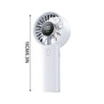 LED Digital Display Handheld Cooling Fan, three level wind speed ...