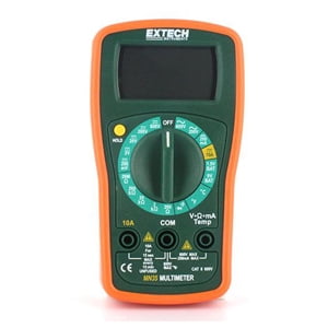 Extech - 645618 MN35 Digital Mini MultiMeter - Walmart.com
