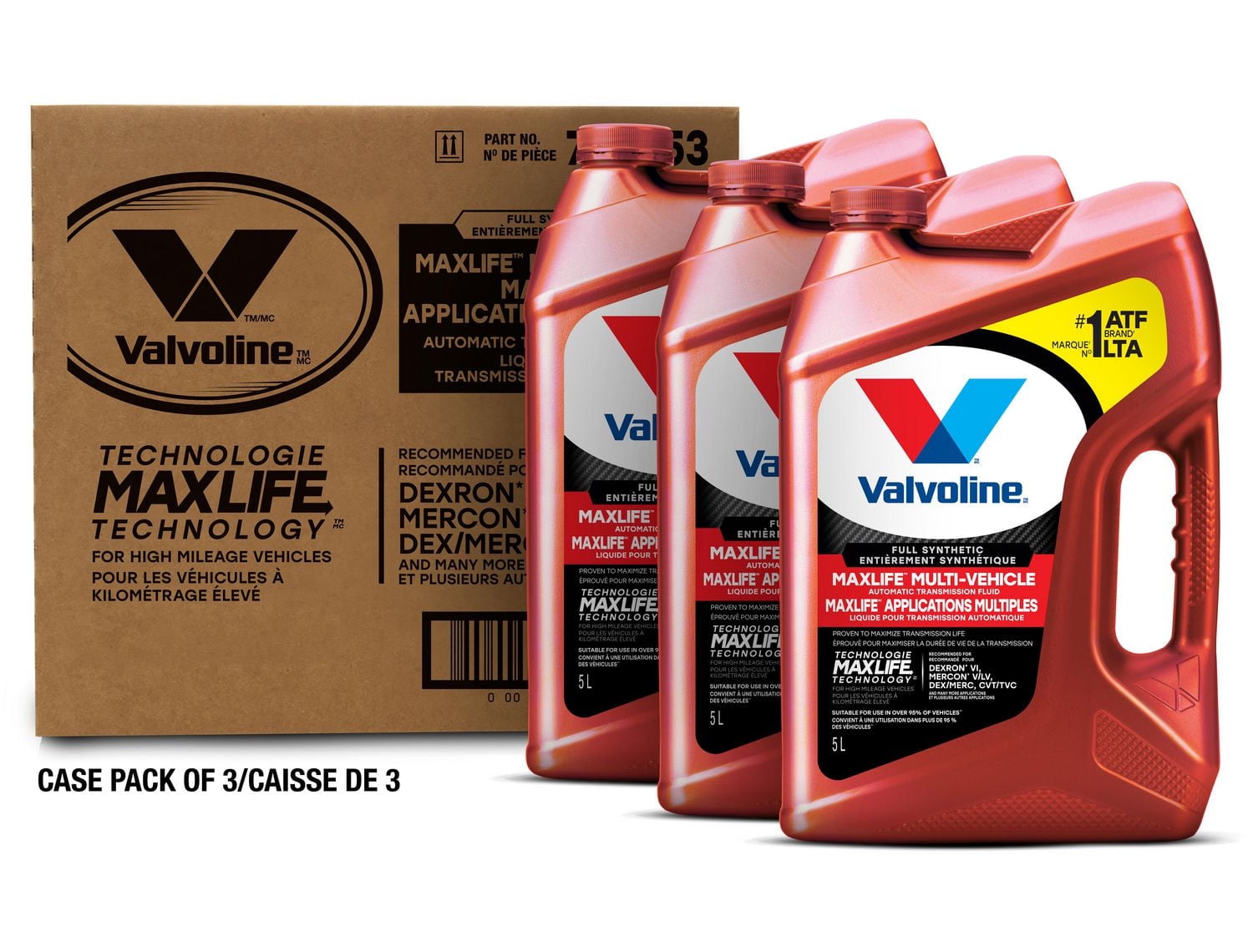 Valvoline Full Synthetic MaxLife Multi-Vehicle Automatic Transmission ...