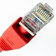 NTW Cat6 Ethernet Cable Shielded 50 FT RED Plated RJ45 Connector ...