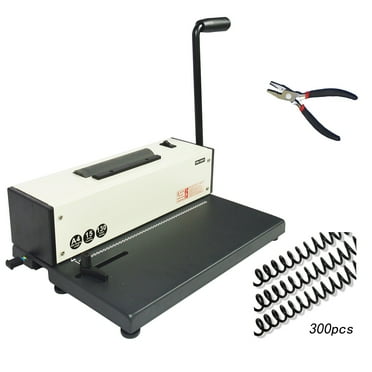 TB-S20: TruBind Spiral Coil Spine Binding Machine, Manual Punch, 43 Round Holes, 4:1 Pitch ...