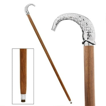 Empress Collection: Dapper Dan Solid Hardwood Walking Stick - Walmart.com