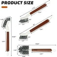 4-Pack Heavy Duty Scrub Brushes with 11" Sapele Wood Handle – PBT ...