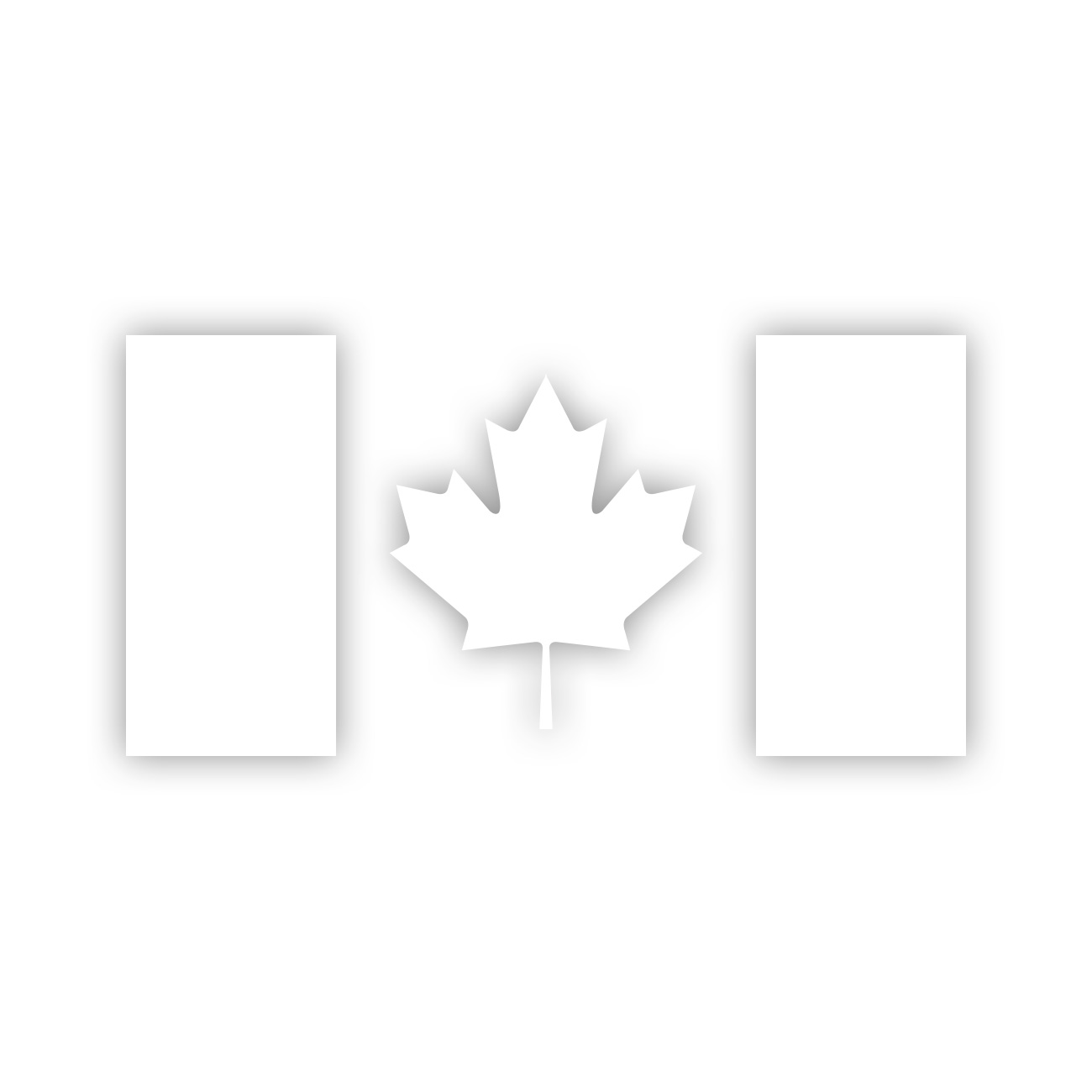 Canadian Flag Sticker Decal Die Cut - Self Adhesive Vinyl ...