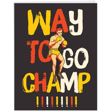 Champ - Congratulations from All of Us Card with Envelope (Letterhead 8 ...