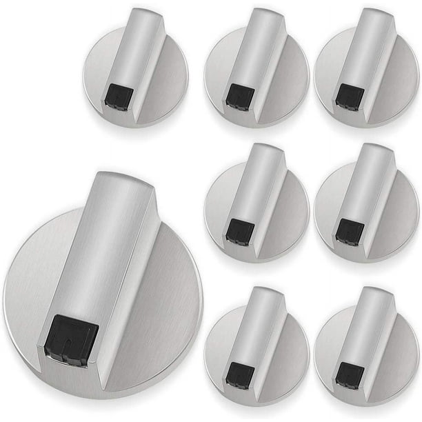Perilla de metal para estufa, 8 piezas, perilla de control universal ...