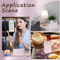 1pc Square Textured PU Leather Cosmetic Zipper Bags Ladies' Travel ...