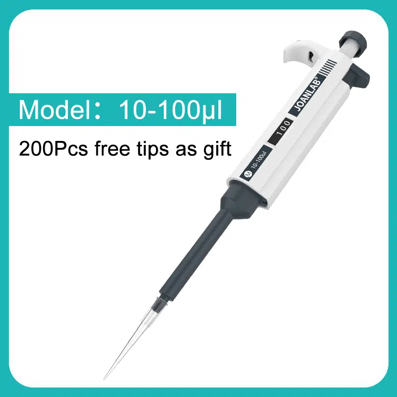 JOANLAB Laboratory Pipette Plastic Single Channel Digital Adjustable ...