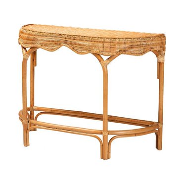 bali & pari Nayana Boho Console Table, 2-Tier, Light honey - Walmart.com