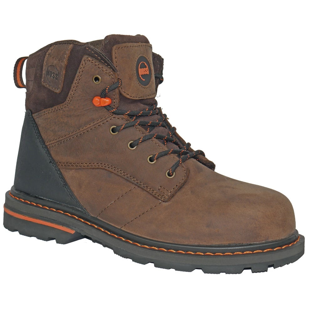 HOSS Boots Mens Carson 6 Inch Soft Toe Work Safety Shoes Casual ...