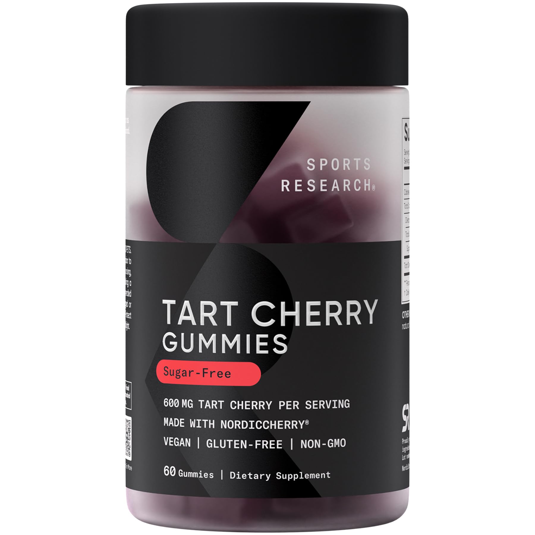 Gomita de cereza para tarta Supplements Sports Research, 600 mg, 60 ...