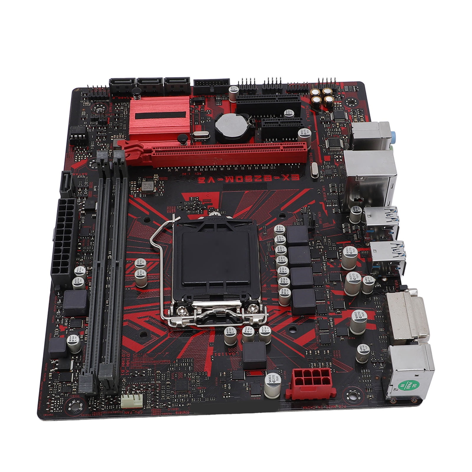 M-ATX Computer Motherboard, PCB Metal EX-B250M-V3 Desktop Motherboard ...