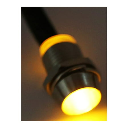 LED Panel Pilot Light, 4Pcs Set 12v 8mm LED Panel Pilot Dash Warning ...