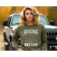 Hoeing Ain't Easy Skeleton Shirt, Plant Skeleton Shirt, Gardener ...