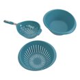 Mainstays 28-Piece Plastic Kitchen Tools and Gadgets Set, Teal ...