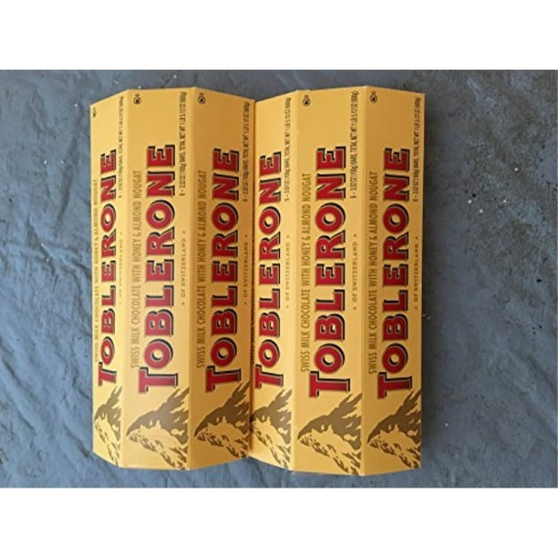 toblerone ( 2 pack )6-3.52oz ( 12 total bars ) of each of swiss milk ...