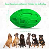 Cebese Dog Squeaky Toys, Indestructible Rubber Chew Fetch Balls for ...