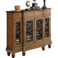 43" Wood Decorative Console Table, Vintage French Country Entry Table ...
