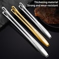 Hariumiu Food Clip Long Handle Stainless Steel BBQ Steak Clip Heat ...