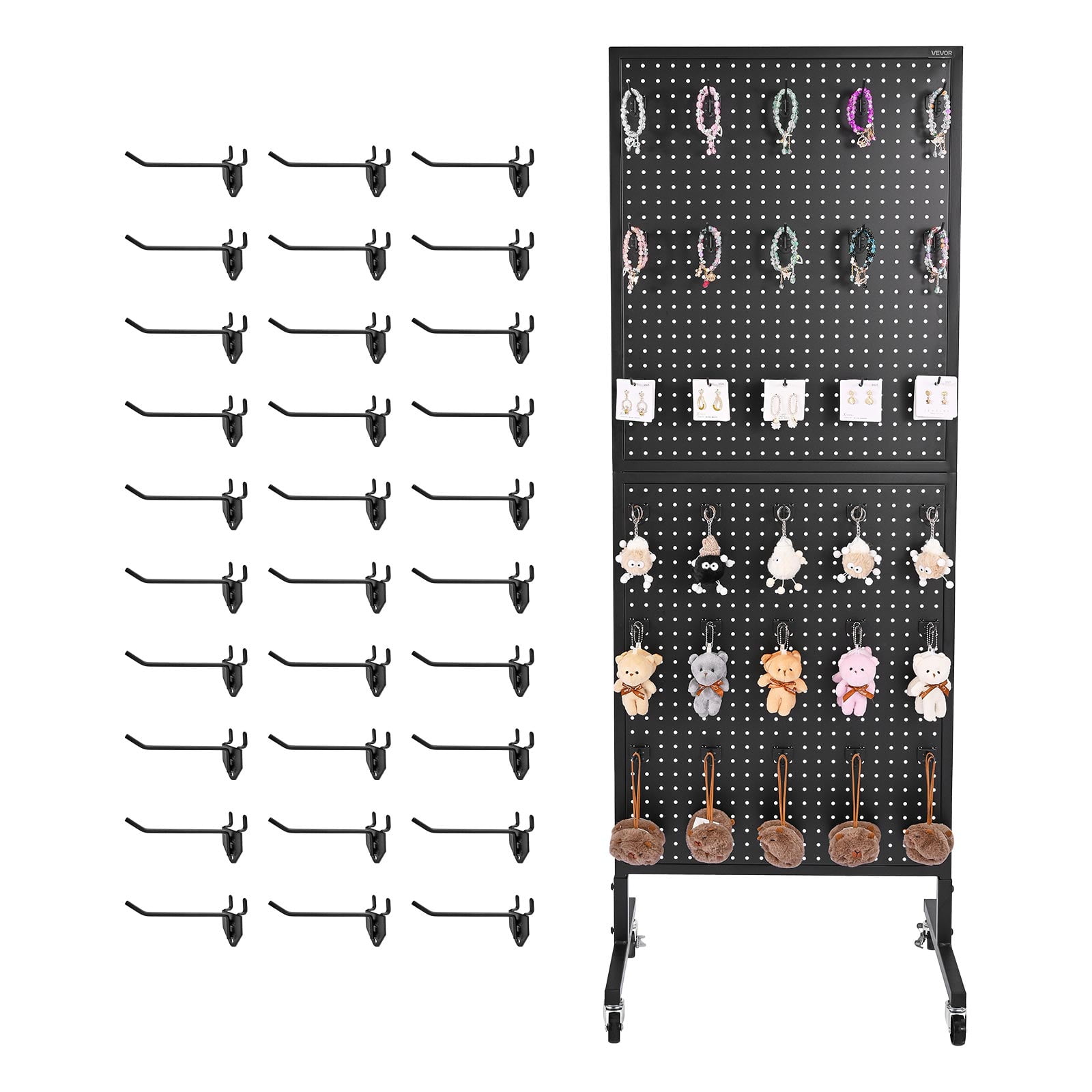 Click here for Vevor Pegboard Display Stand With 30 Hooks Pegboar... prices
