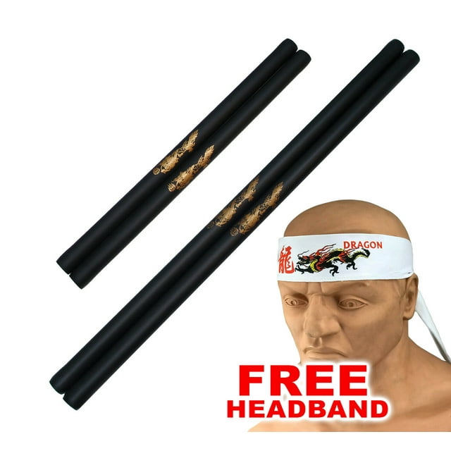 Foam Padded Training THIN Escrima Arnis Kali Sticks (Pair), Safe Foam ...