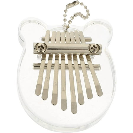Clear Kalimba 17 Keys Thumb Piano, Portable Transparent Acrylic Mbira ...