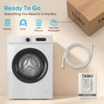 TABU 2.7 Cu. Ft. Front Load Washer, Full Size Washing Machine with 9 ...